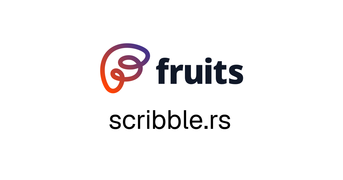 scribble.rs | fruits